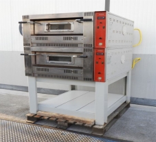 Forno pizza a gas professionale 6+6